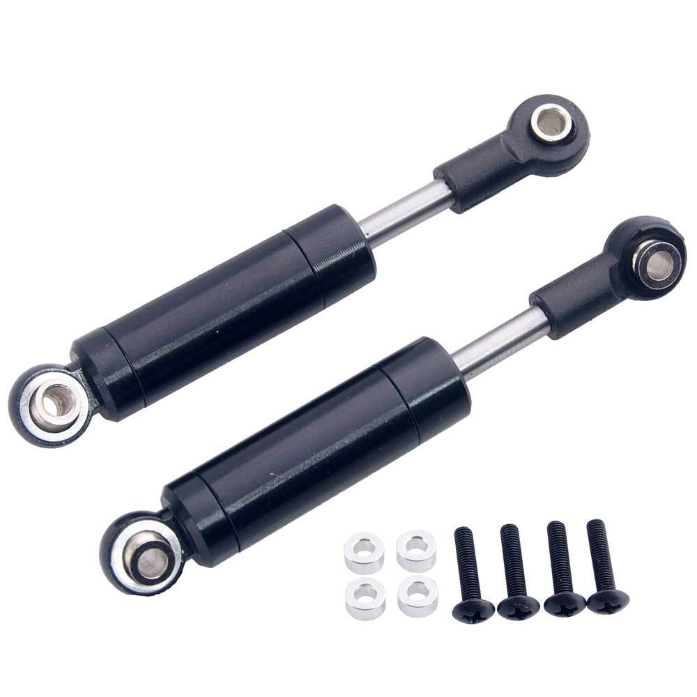 Toyoutdoorparts 2X RC OEM Aluminum The Ultimate Scale Shocks 60mm Internal Coil Spring (Black)