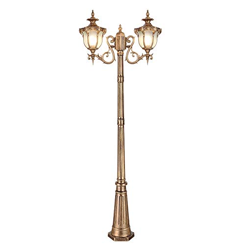 ZZYJYALG E27 European Home Garden High Rod Light Outdoor Waterproof Community School Lawn Street Lantern Light Hotel Villa Garden Park Column Light Landscape Lamp