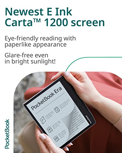 PocketBook Era E-Reader, Sunset Copper, 64GB | 7ʺ Glare-Free & Eye-Friendly Touch-Screen with E -Ink Technology | Waterproof | Text-to-Speech, Audio- & E-Book Reader | SMARTlight & Built-in Speaker
