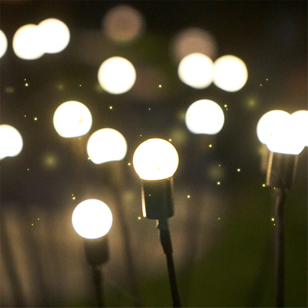 ZHUANYIYI Creative Firefly Outdoor Solar Lights, Landscape Lights On Courtyard Lawns, Waterproof Decorative Lights for Home Garden Pavement