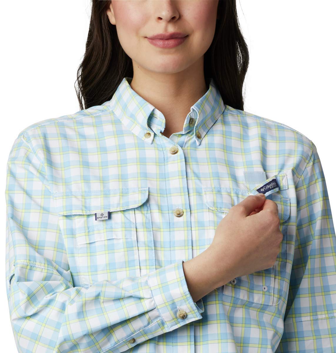Columbia Women's Super Bahama Long Sleeve Shirt, Quick Dry