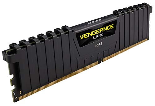 Corsair CMK32GX4M4B3600C18 Vengeance LPX 32GB DDR4 DRAM 3600MHz C18 Kit, Black