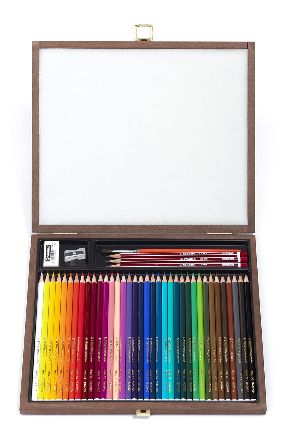 Colouring Pencil - STABILOaquacolor - Wooden case of 36 - Assorted Colours