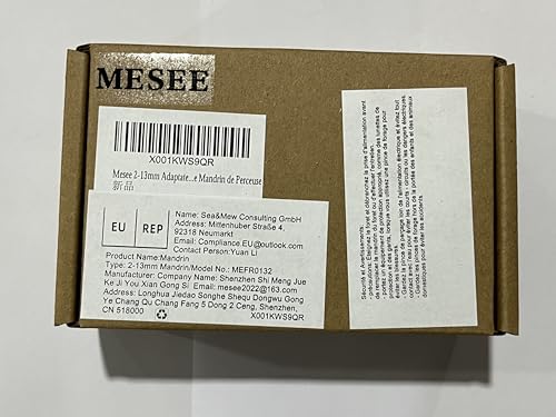 Mesee 2-13MM Keyless Drill Chuck with SDS Plus Adaptor, Professional Heavy Duty 1/2-20UNF Mount Quick Change Self-tighten Drill Chuck Adapter Converter Rotary Hammer Conversion Tool