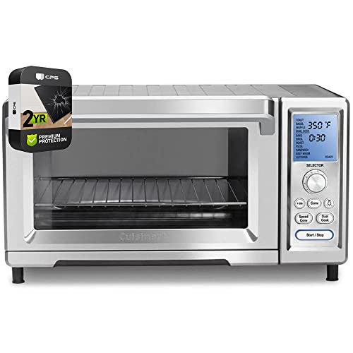 Cuisinart TOB-260N1 Chef's Convection Toaster Oven Stainless Steel Bundle with 2 YR CPS Enhanced Protection Pack