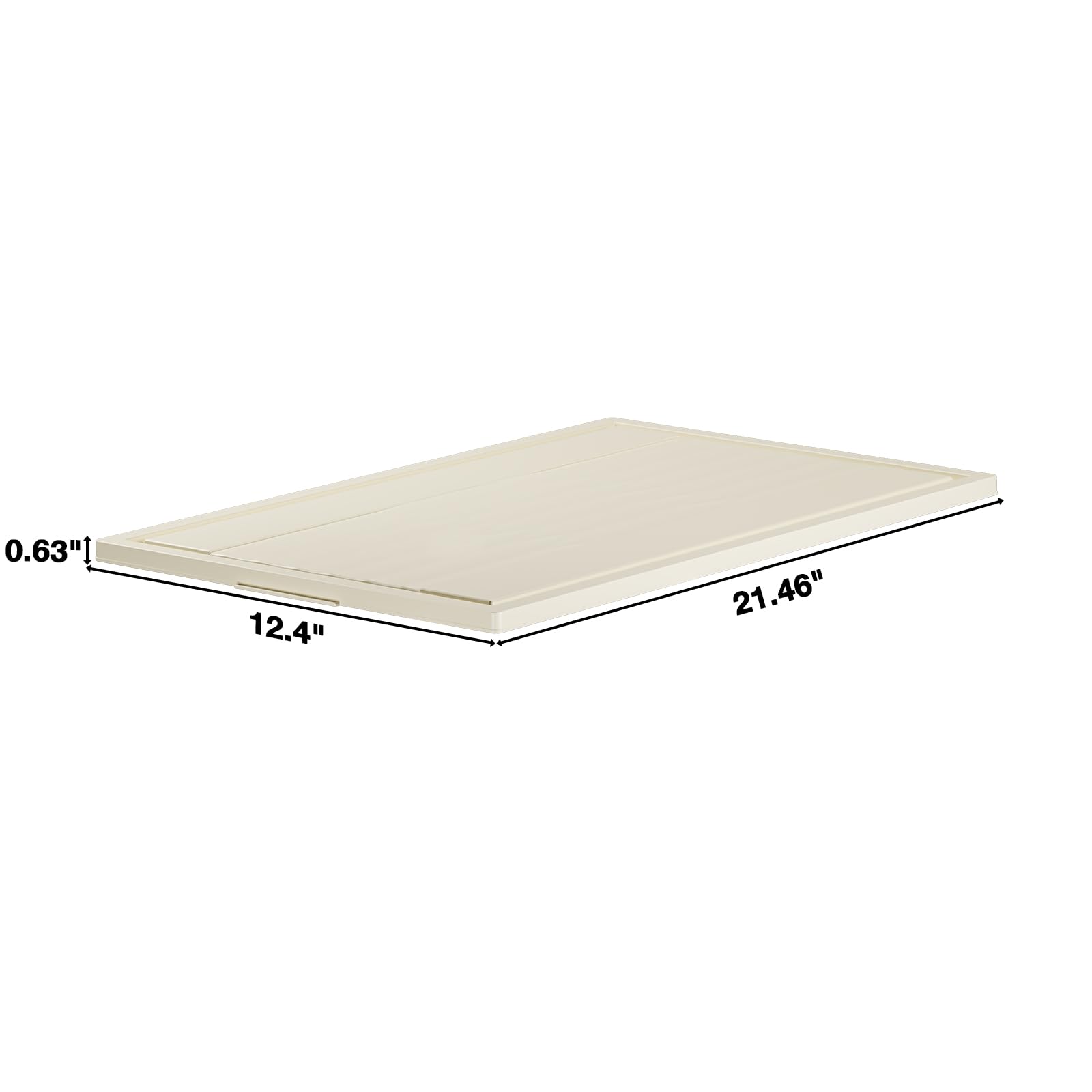 pupustar two sets of Storage Bins lid accessories, only suitable for use with 23qt(16.9"x10.8" x10.4") folding boxes