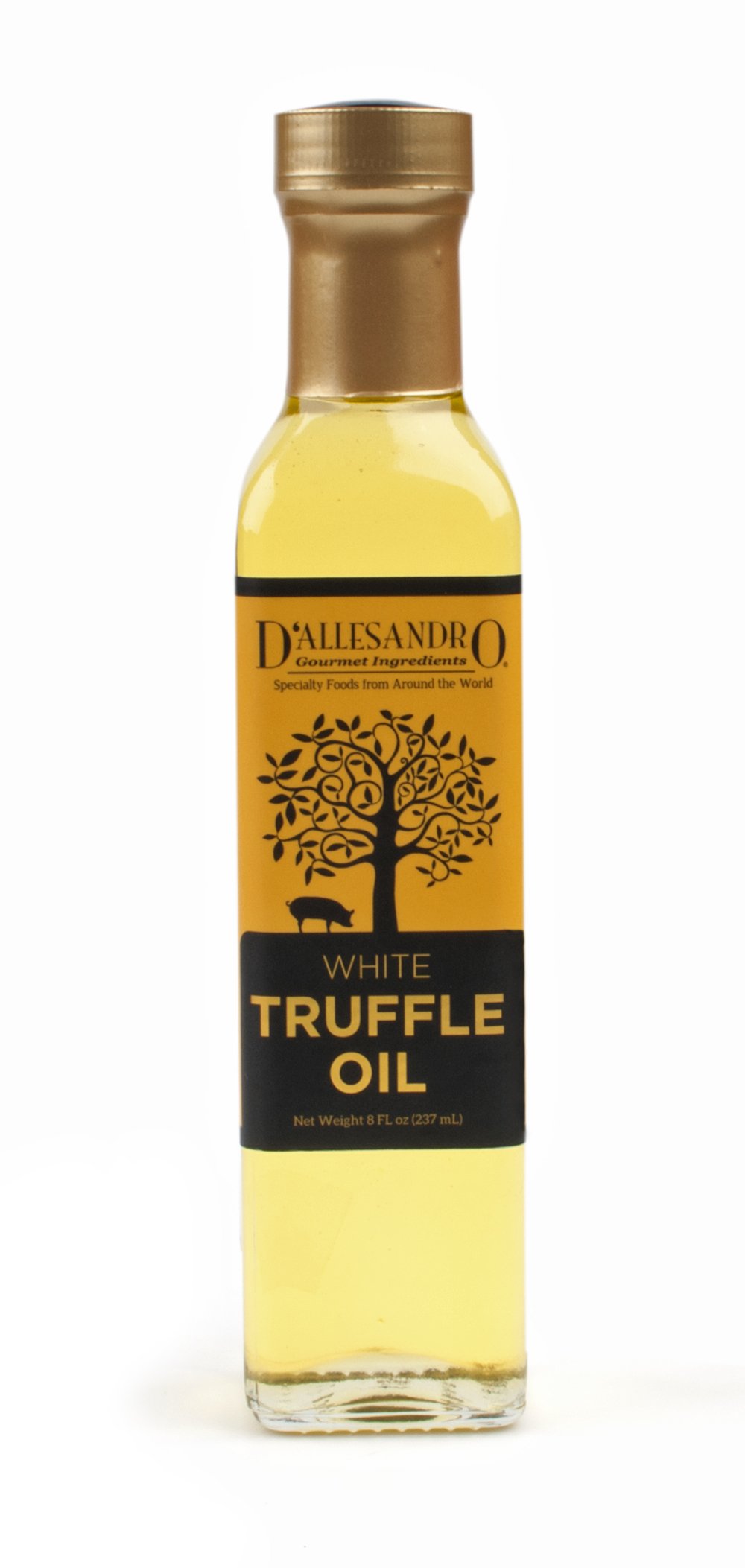 D'allesandro 8 oz. White Truffle Oil, Kosher Parve Certified