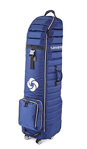 Samsonite Spinner Wheeling Golf Travel Cover, Blue, 51”H x 17”W x 14”D