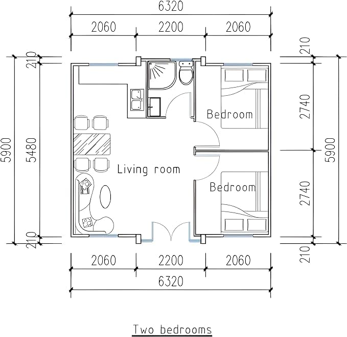 Luxury | Expandable | Prefabricated House |19ft x 20ft | Modern Villa | Big Living Rooms | Sound Proof | Water Proof | Rust Free | Earthquake Proof | Hurricane Proof | Personal | Office Site