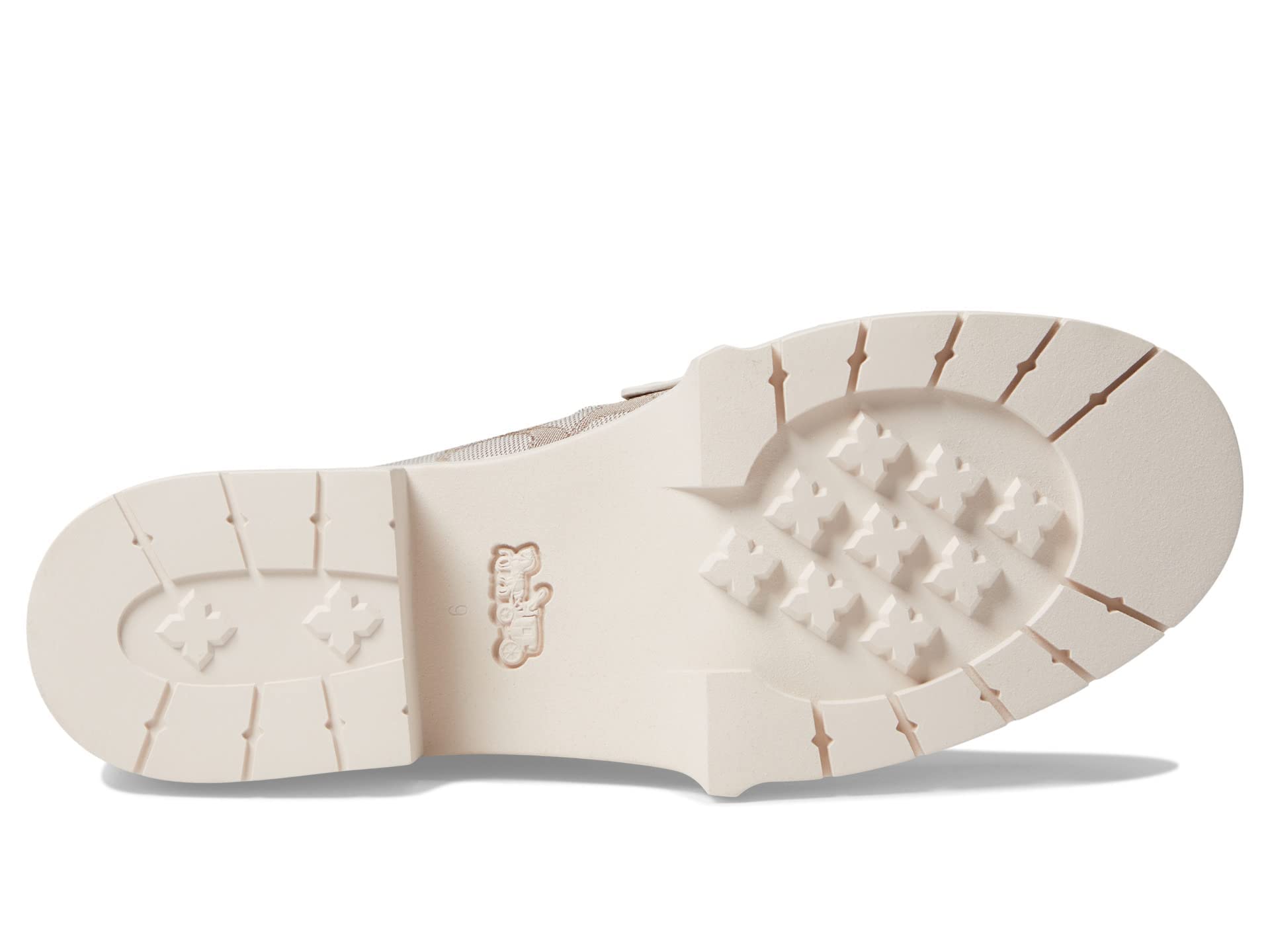 Coach Leah Jacquard Loafer Stone/Chalk 5.5 B (M)