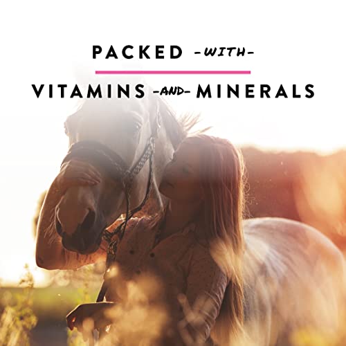 Manna Pro Bite-Size Nuggets for Horses - Pocket Sized Training Horse Treats - Peppermint Flavored Treats - Packs with Vitamins & Minerals- Great Taste Guaranteed - 4lbs
