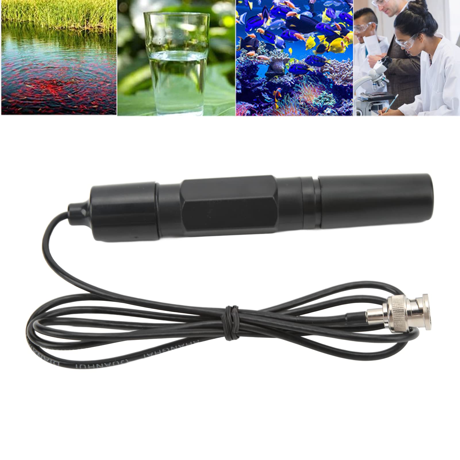 Haofy ORP Probe, Redox Potential Probe Interchangeable BNC for Hydroponics Lab (1.2M)