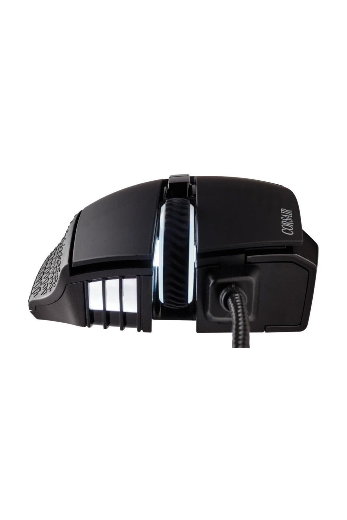 Corsair Scimitar Elite RGB Optical MOBA/MMO Gaming Mouse (18000 DPI Optical Sensor, 17 Programmable Buttons, 4-Zone RGB Multi-Colour Backlighting, Contoured Shape, On-Board Storage) - Black
