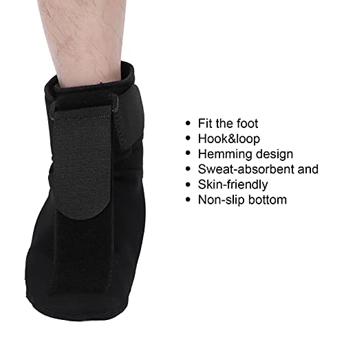 Plantar Fasciitis Night Splint, Neoprene NightSock Drop Foot Orthosis for Men & Women Stroke, Achilles Tendinitis, Heel Spurs(L)