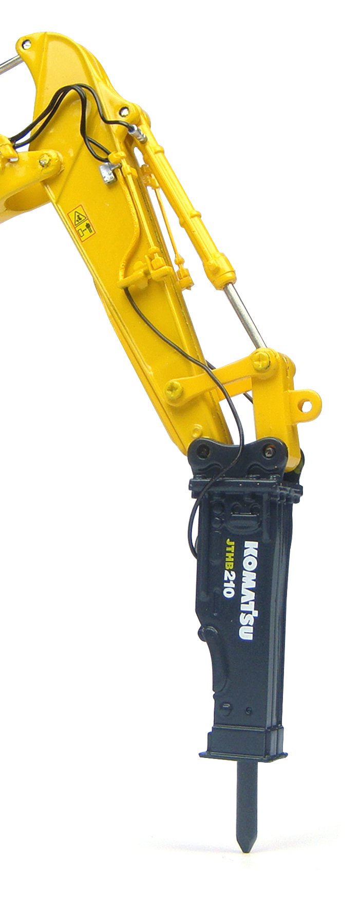 Universal Hobbies Model 1:50 Komatsu Digger PC 210LC-10 with Hydraulic Hammer UH-8096