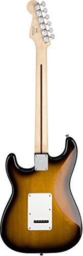 Fender Squier Stratocaster - Sunburst Bundle with Frontman 10G Amp, Gig Bag, Instrument Cable, Strap, Picks, Fender Play Online Lessons, Instructional Book, and Austin Bazaar Instructional DVD