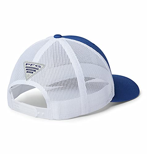 Columbia PFG Mesh Snap Back Ball Cap, Mountain Blue/White/Texas Flag, One Size