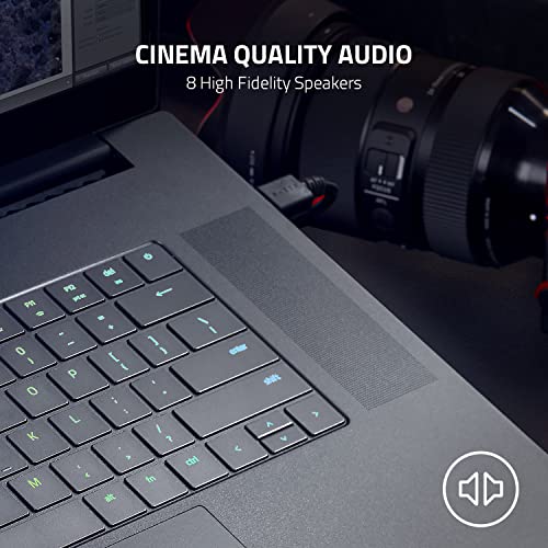Razer Blade 17 Gaming Laptop: NVIDIA GeForce RTX 3080 Ti - 12th Gen Intel 14-Core i7 CPU - 17.3" QHD 240Hz - 32GB DDR5 RAM - 1TB PCIe SSD - Windows 11 - Chroma RGB - Thunderbolt 4 - SD Card Reader