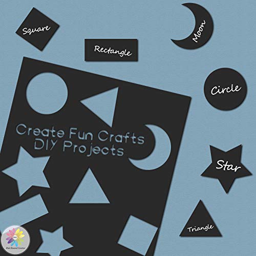 Mat Board Center, 10-Pack 5x7 Black Uncut Mat Boards/Backing Boards for Crafts, Frames, Photos, and More