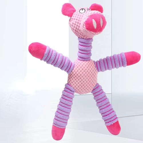 Large Dog Sound Squeaky Toys Animals Shape Pet Soft Plush Chew Molar Training Toy Puppy Bite Teeth Dental Toys