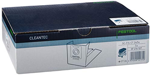 Festool 496187 Selfclean Filter Bag For CT 26, Quantity 5 (1)