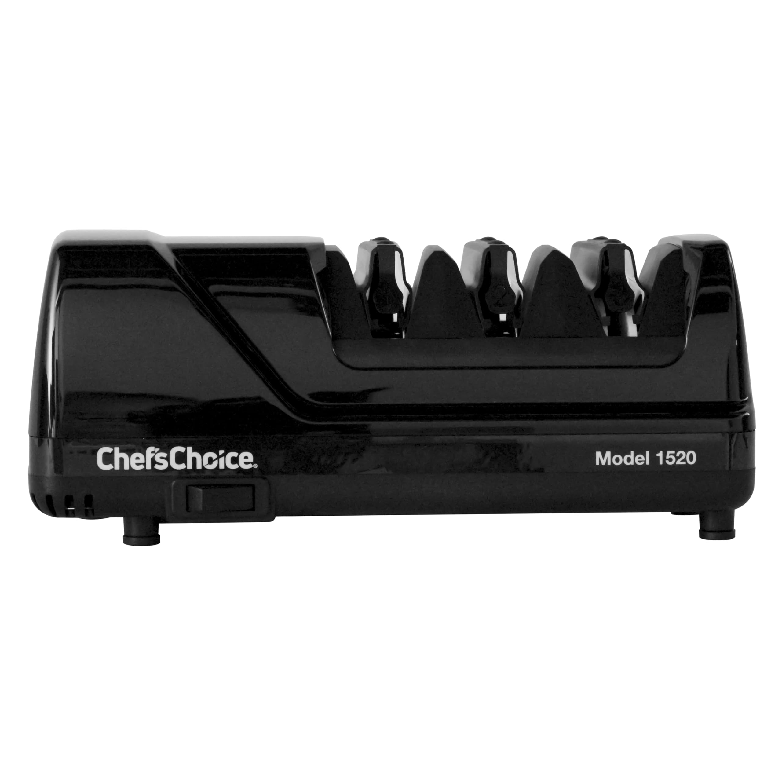 Chef’sChoice 1520 Electric Knife Sharpener for Straight Edge and Serrated Knives, 3-Stage, Black