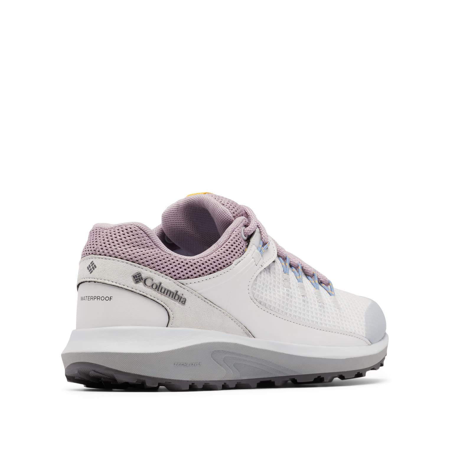 Columbia Women's Trailstorm Waterproof, Grey Ice/Shale Mauve, 8.5