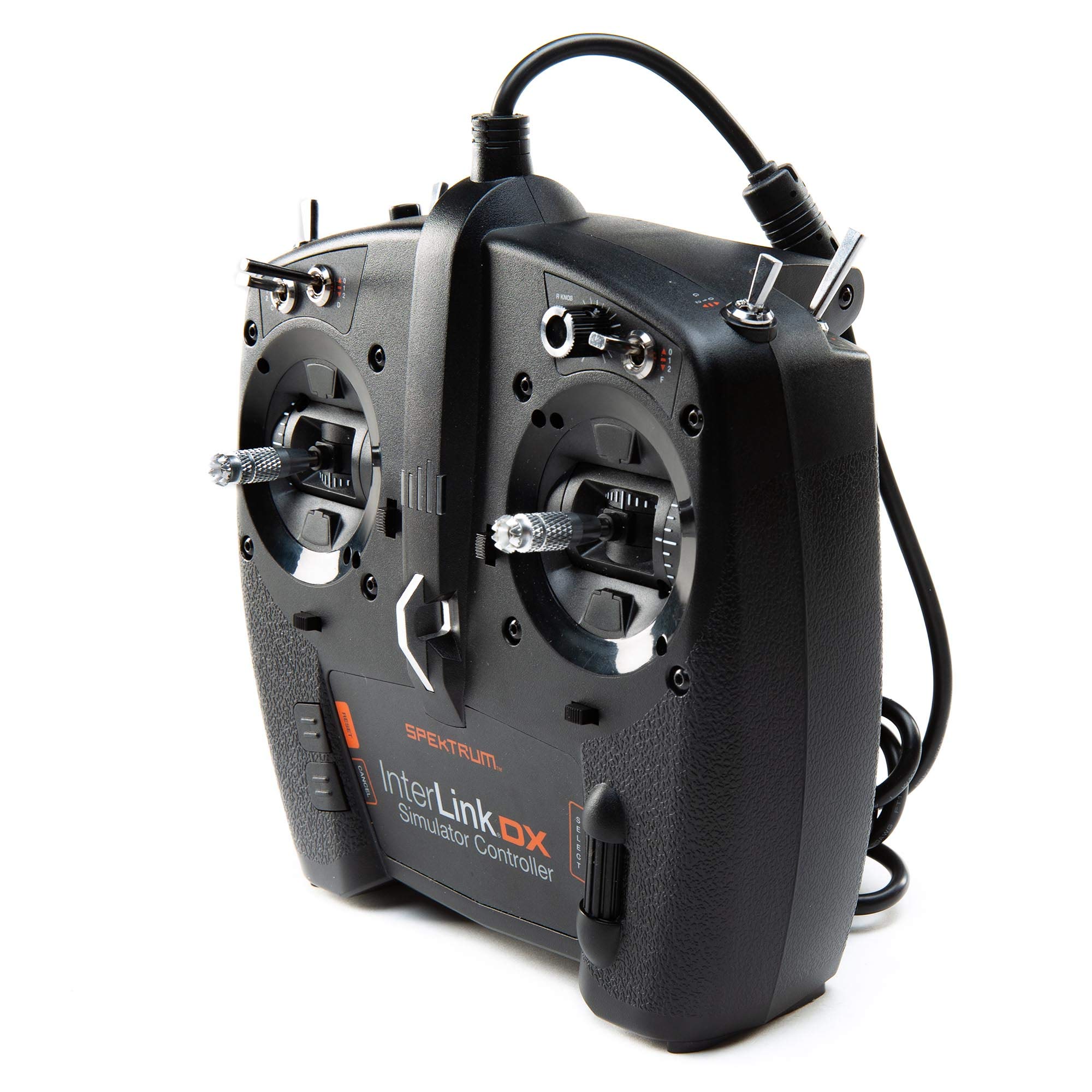 Spektrum Interlink DX Simulator Controller with USB Plug, SPMRFTX1, black