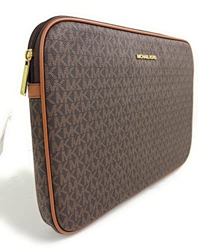 Michael Kors Jet Set Travel Large Laptop Case (Brown)