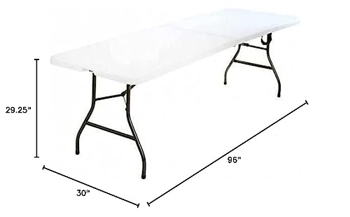 Cosco 8' Centerfold Table, White