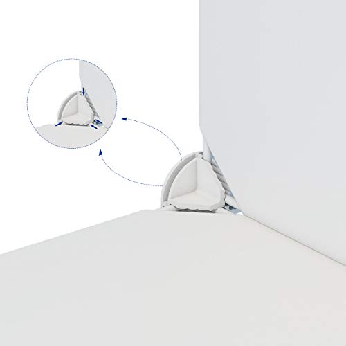 MAGINELS Plastic Connector Organizer Connector,White (4 in 1 pack)