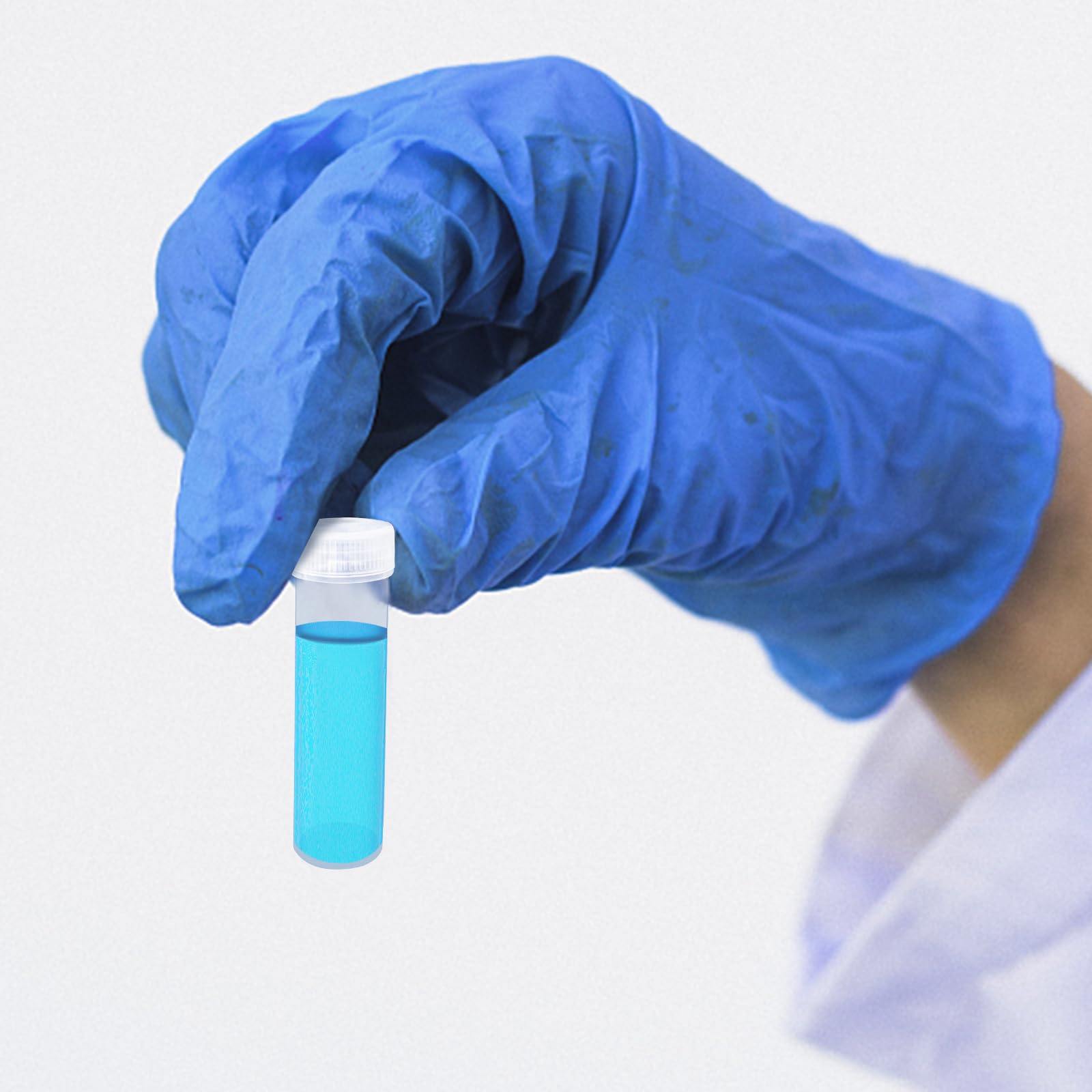 HAPY SHOP 50 Pieces 7 ML Plastic Vials with Screw Caps Lab Sample Vials with Lids Plastic Vials for Small Items