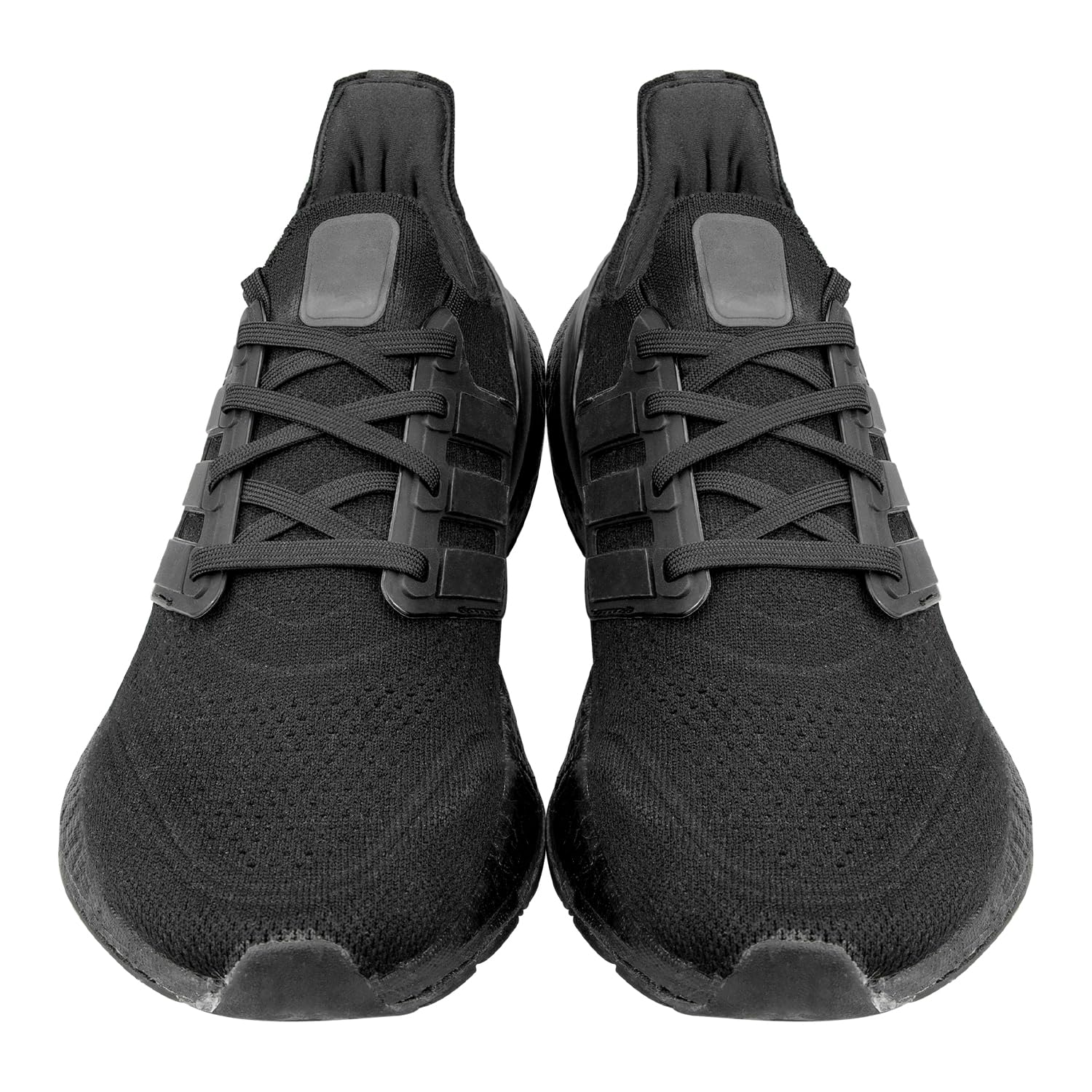 Endoto 2 Pairs Shoelaces Replacement Flat Laces for Adidas Ultraboost 19/20/21/22/23 1.0/2.0/3.0/4.0/5.0 Sneaker Shoes(Color:Black+White,Size:41Inch)