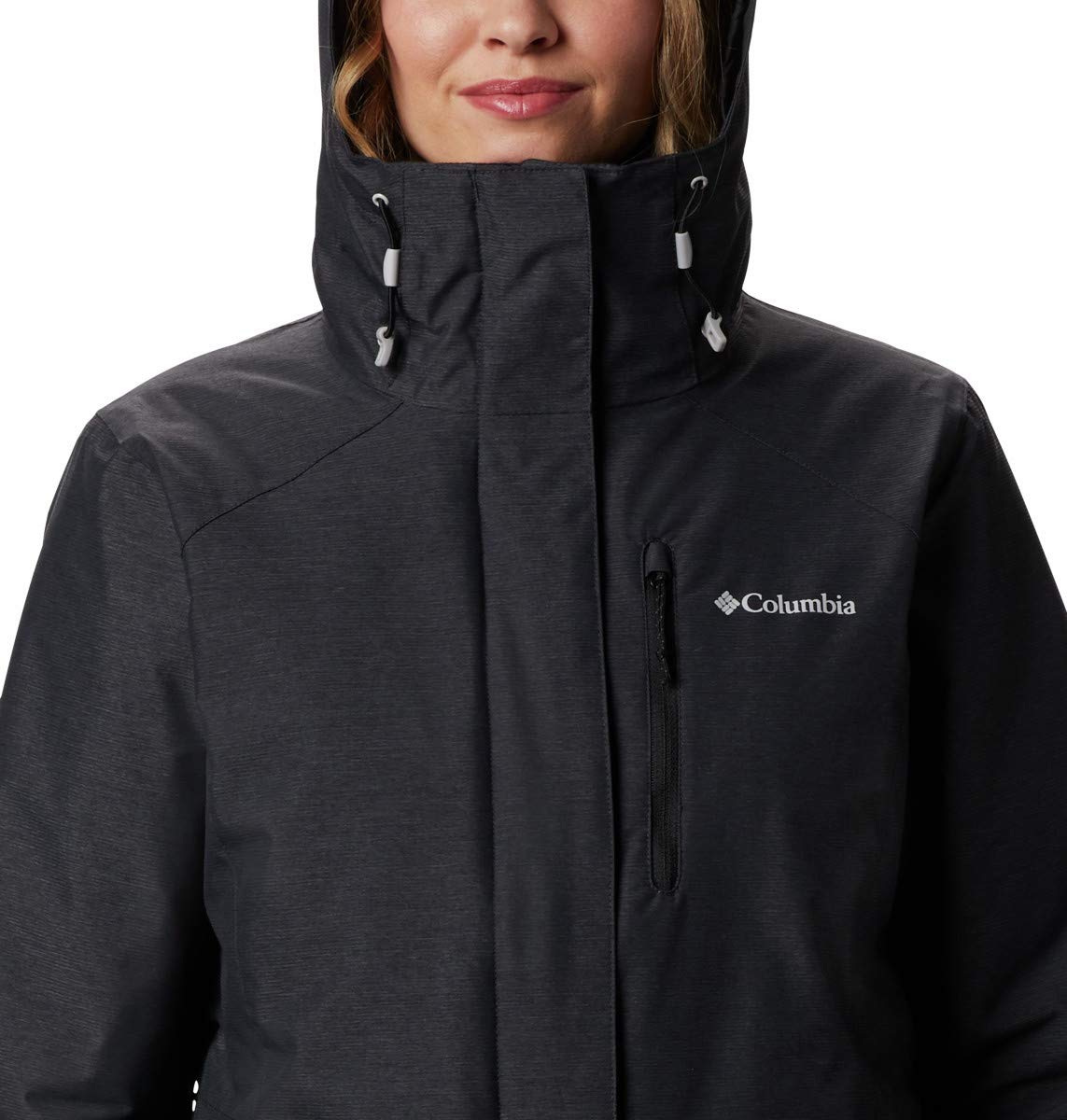 Columbia Women's Whirlibird Iv Interchange Jacket, Black Crossdye, X-Large