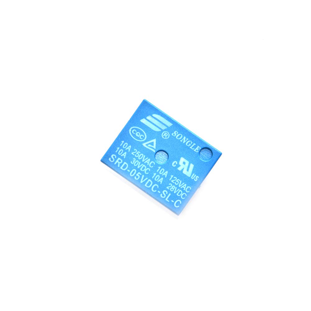 Comimark 5Pcs Original SONGLE SRD-12VDC-SL-C Mini Power Relay T73-12V 10A 12V 5 Pins