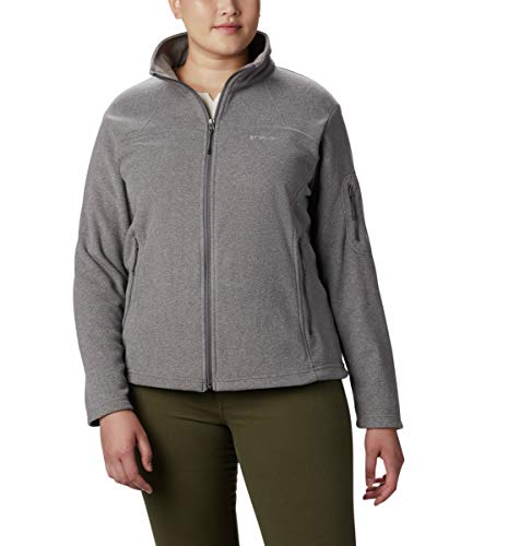 Columbia Women's Fast Trek II Jacket, City Grey Heather, Large