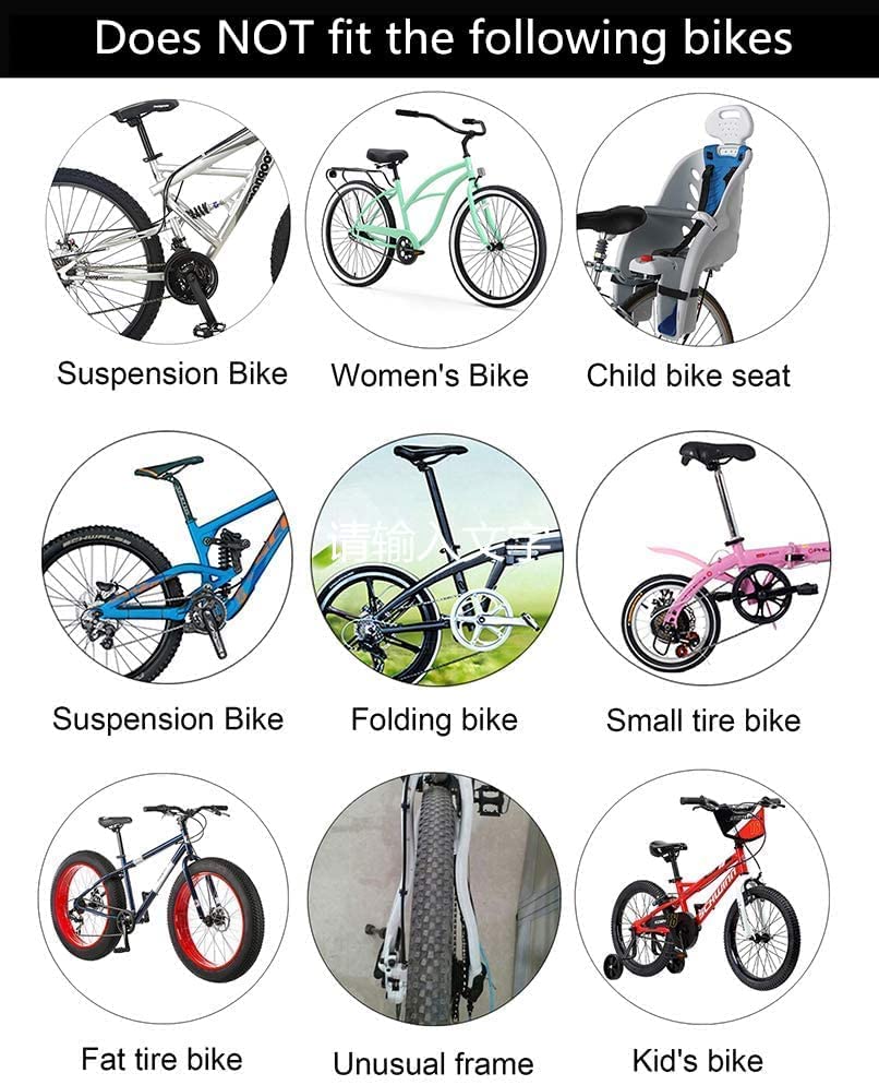 COMINGFIT 110 Lbs Capacity Almost Universal Adjustable Bike Luggage Cargo Rack Bicycle Accessories Equipment Stand Footstock Bicycle Carrier Racks