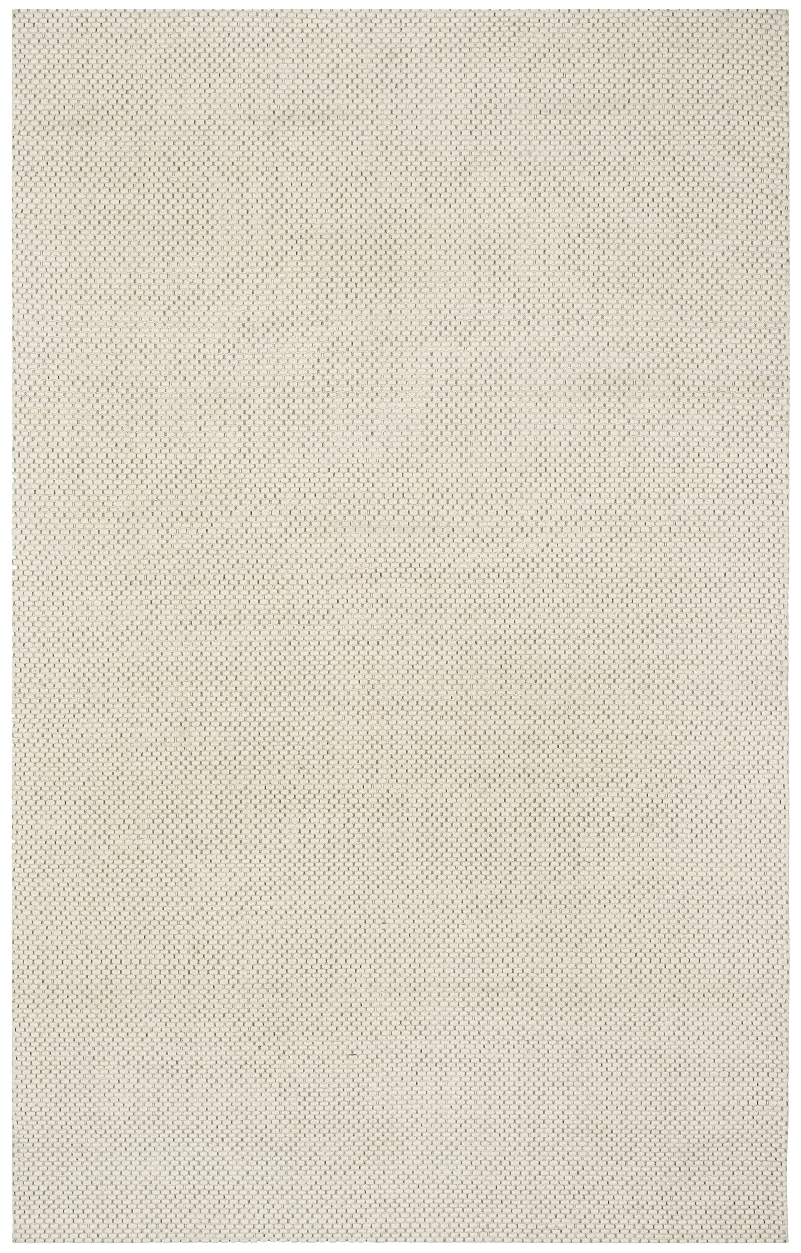 SAFAVIEH Natura Collection Area Rug - 6' x 9', Ivory, Handmade Solid Wool, Ideal for High Traffic Areas in Living Room, Bedroom (NAT801A)