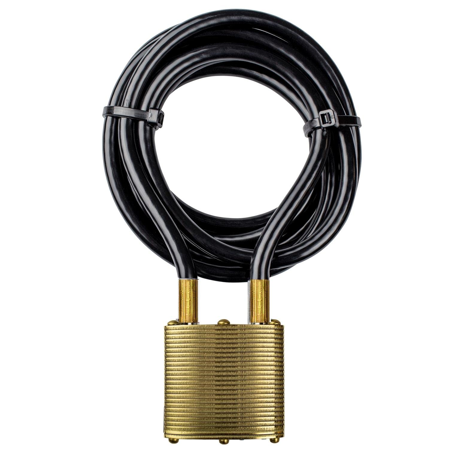 Commando | Cable Lock Brass | Military-Grade | 8 Ft.