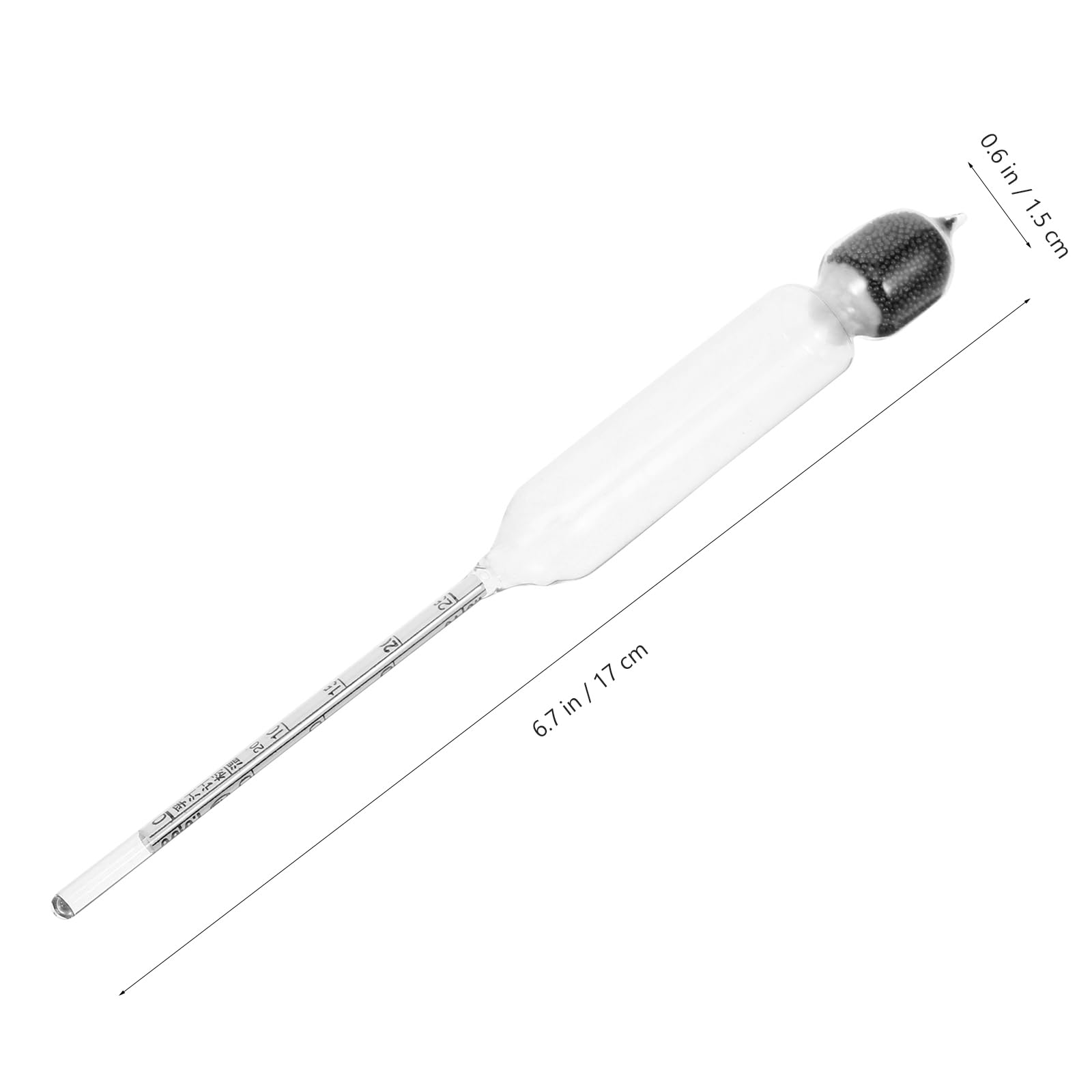 MAGICLULU Lactometer Hydrometer Milk Density Tool Buttermilks Maple Syrup Hydrometer Test Measurement Tool for Goat Milk Supplies