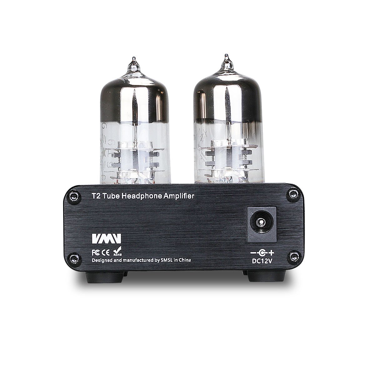 SMSL T2 Vacuum Tube Headphone Amplifier, Mini Audio HiFi Stereo Integrated Amp