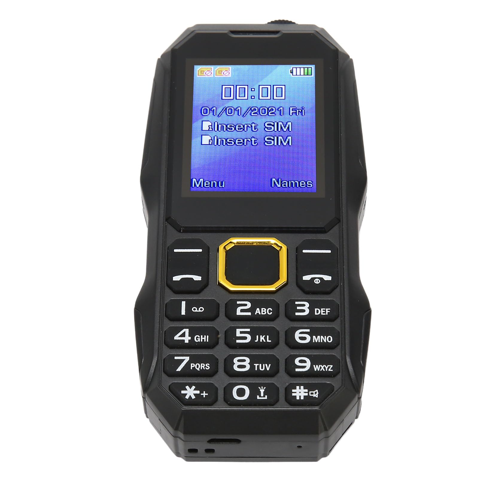 CUTULAMO Senior Unlocked Mobile Phone, Loud Voice Big Button 2G Cell Phone for Kids for Hiking (US Plug)