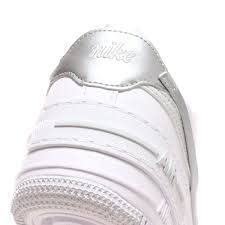 Nike Air Force 1 Shadow Womens White/Metallic Silver Size 7