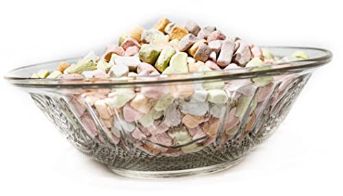 Dehydrated Mini Assorted Rainbow Marshmallows - 1 lb of Delicious Fresh Bulk Marshmallows