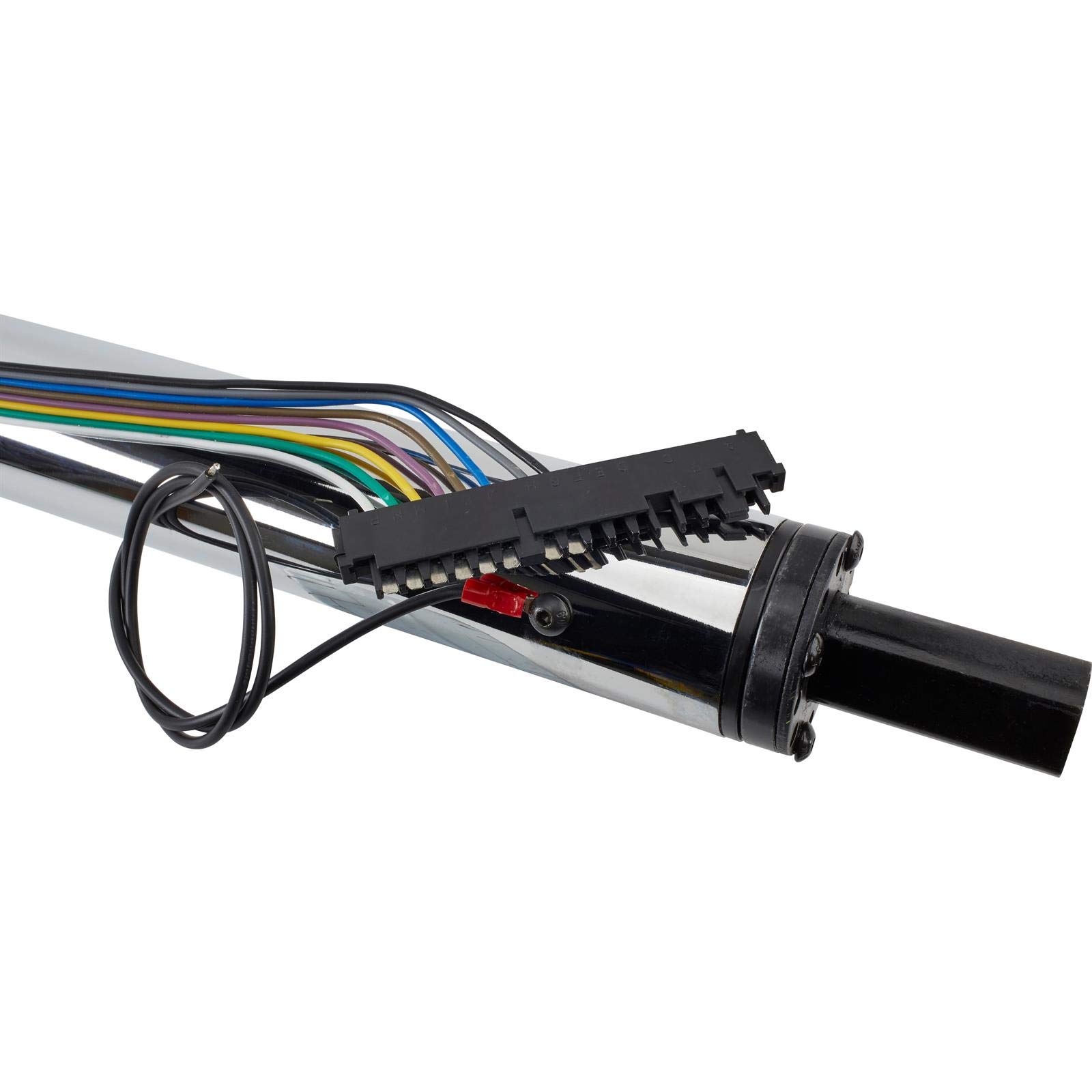 Universal GM 30-Inch Tilt Steering Column, Floor Shift, 5-Position Adjustable, Compatible with OE & Aftermarket Harnesses, 1969-1994 GM Specs, Includes Chrome Levers, Chrome