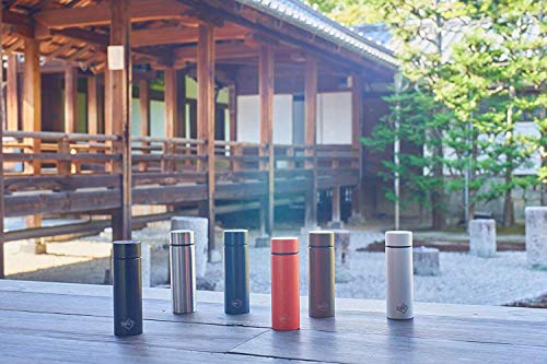 Poketle Personal Insulated Bottle, Small 120ml, Stainless Steel, Lightweight, Beige