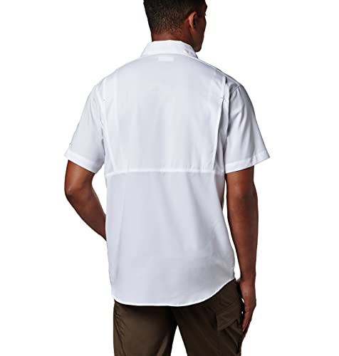 Columbia Men's Silver Ridge Lite Short Sleeve Shirt, White, 5X