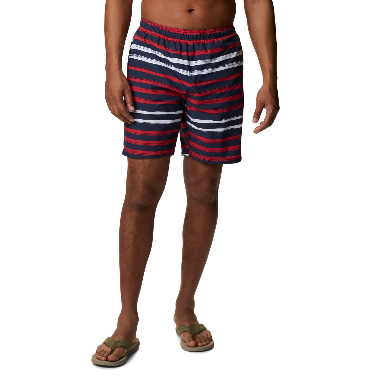 Columbia Men's Big Dippers Water Short Swimwear, azul Wavy Islands, Small x 8