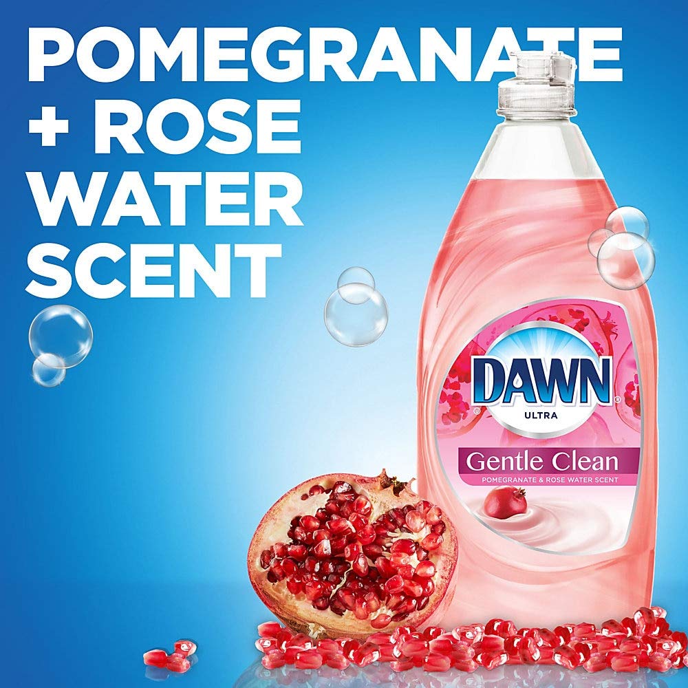 Dawn Dish soap Ultra Gentle Clean Pomegranate and Rose Water Scent