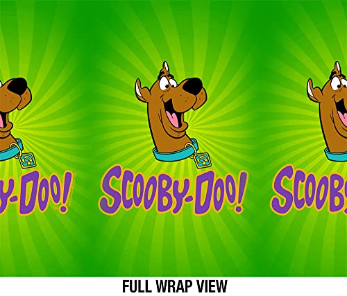 Scooby Doo! OFFICIAL Burst 24 oz Insulated Canteen Water Bottle, Leak Resistant, Vacuum Insulated Stainless Steel with Loop Cap, White
